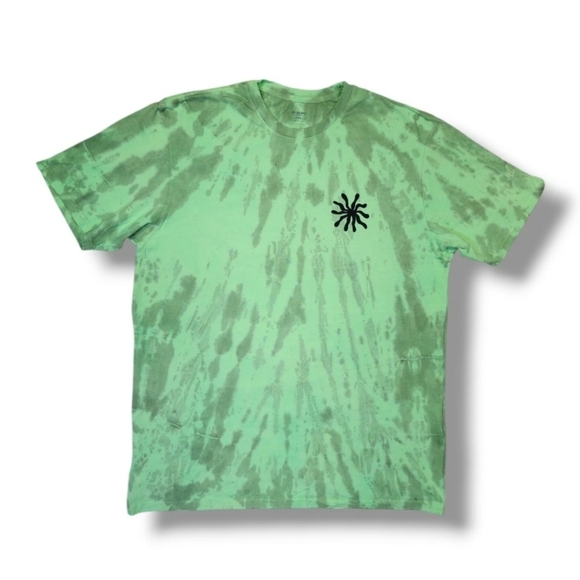 john summit | Shirts | John Summit What A Life Green Spiral Tie Dye ...